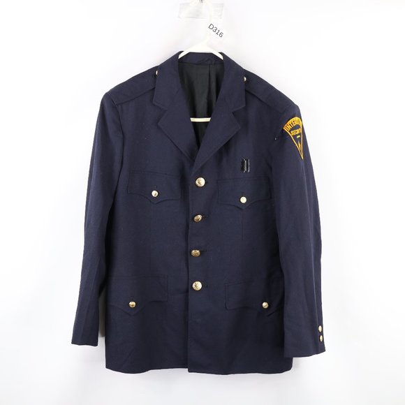 Vintage | Jackets & Coats | Vintage 5s 40r Wool Interstate Security ...